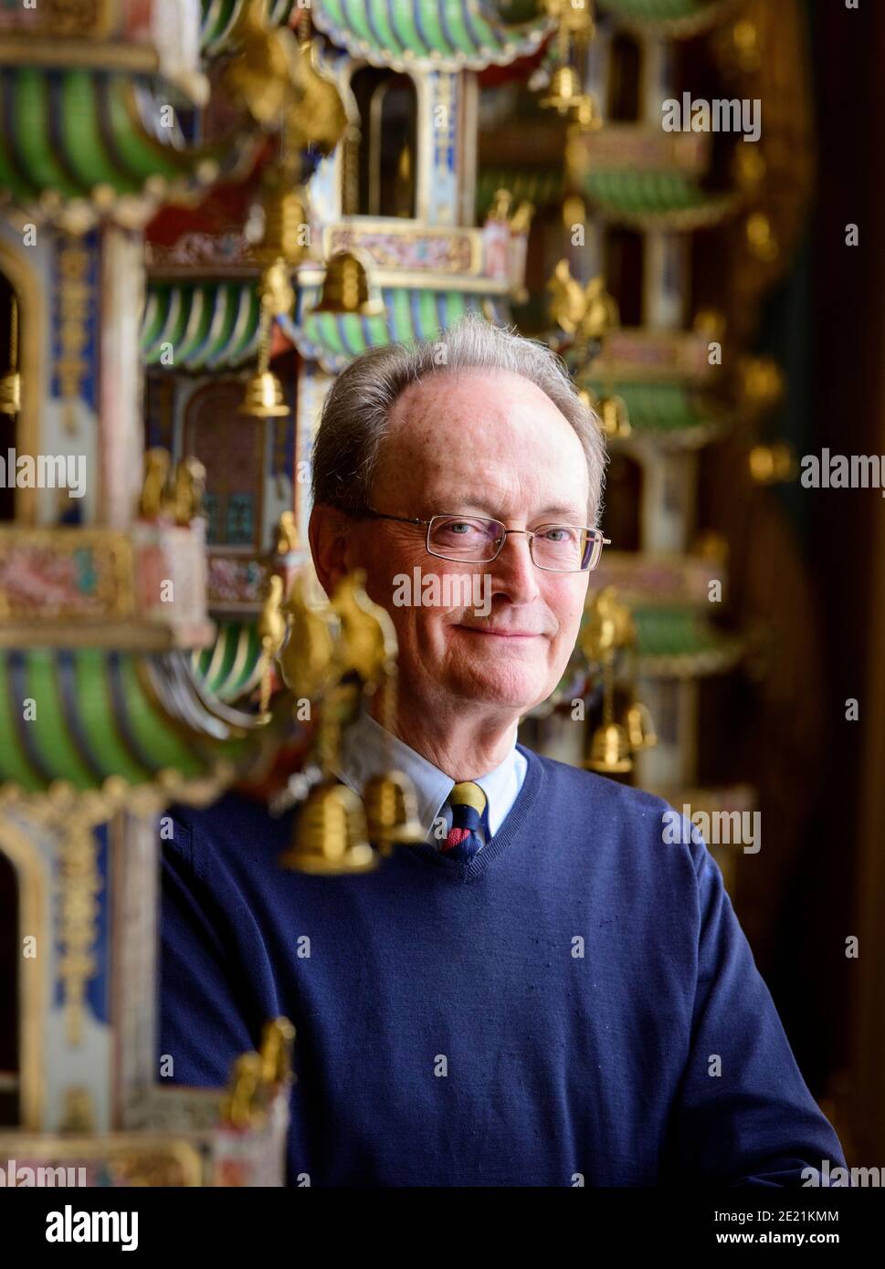 David Beevers keeper of the Brighton Royal Pavilion Stock Photo - Alamy