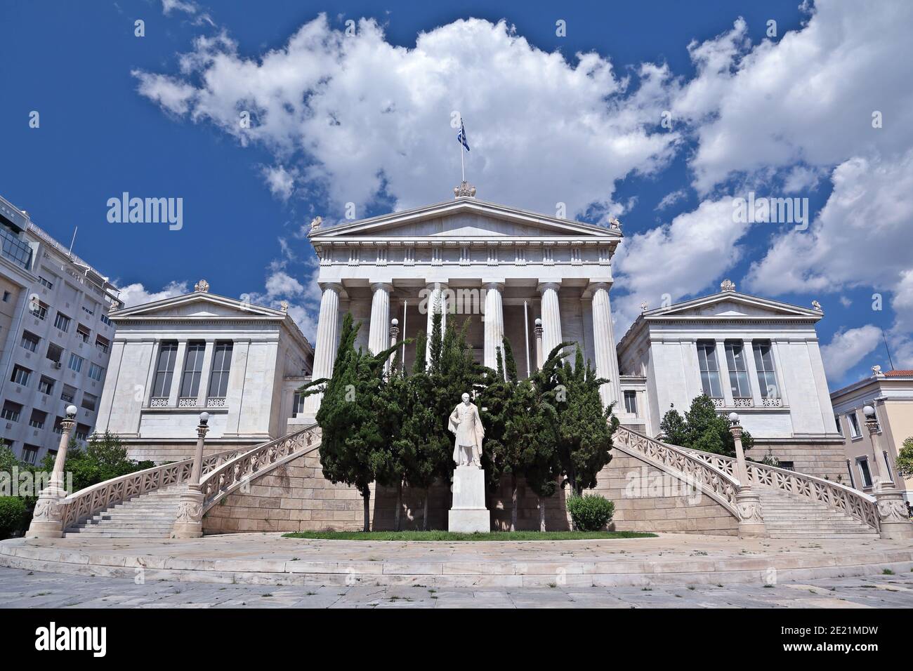 National Library of Athens, an architectural masterpiece built in late ...