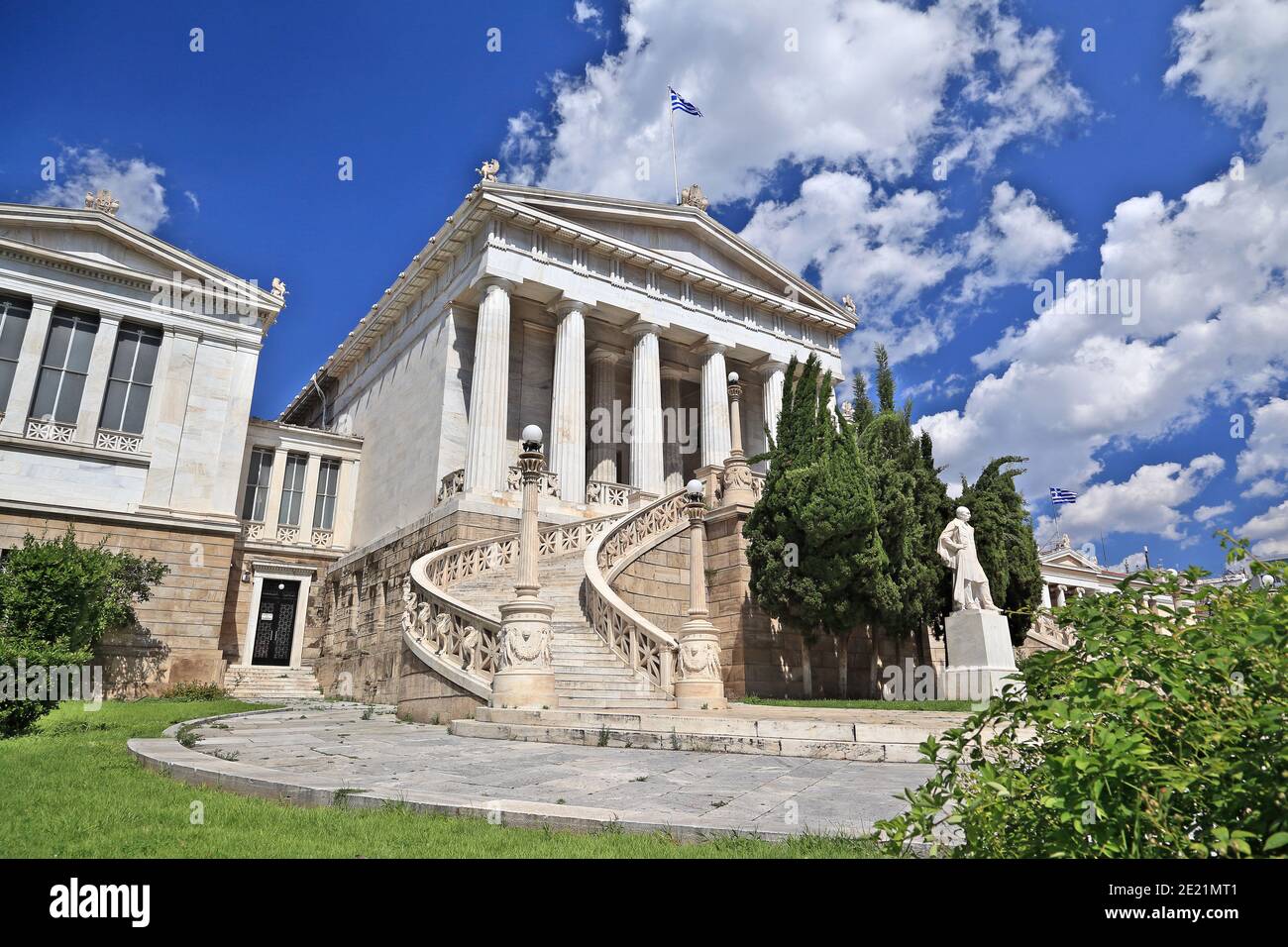 National Library of Athens, an architectural masterpiece built in late ...