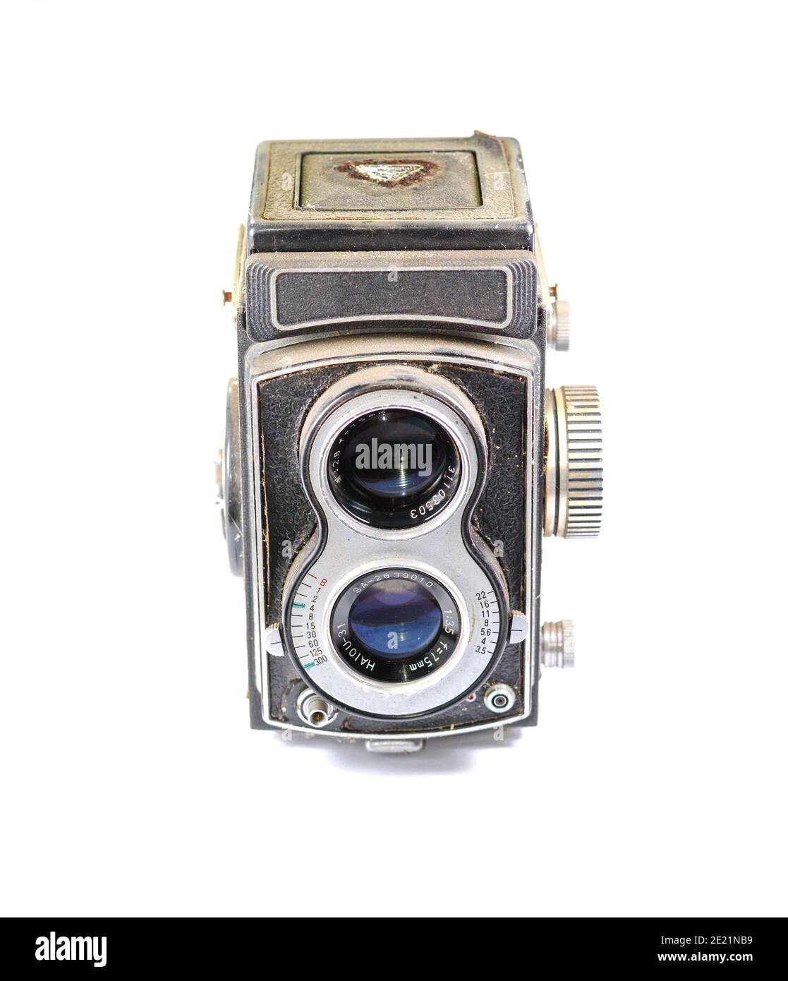 Old dirty camera Stock Photo - Alamy