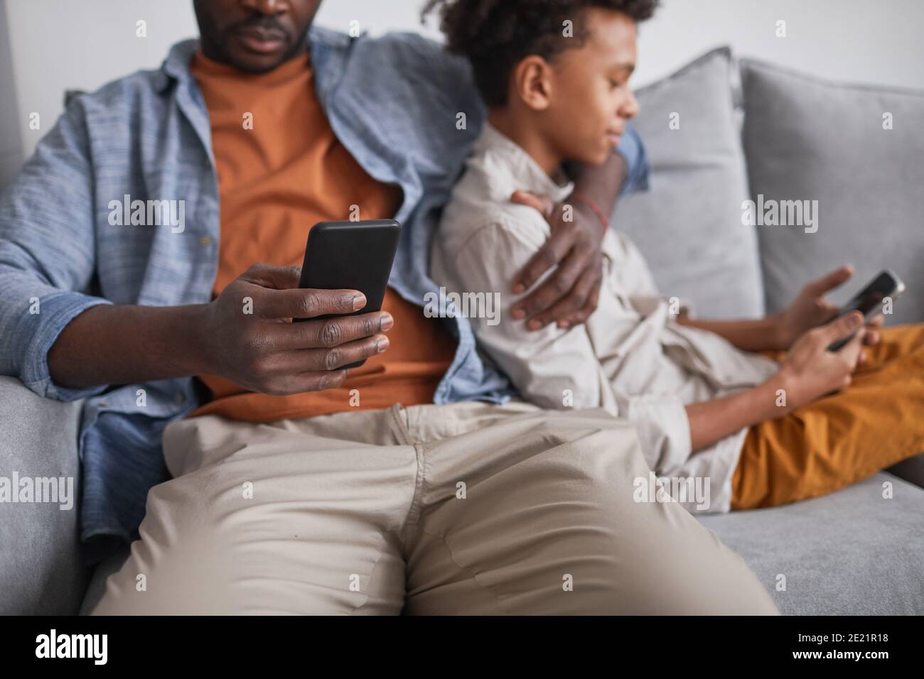 Medium shot african american dad hi-res stock photography and images ...