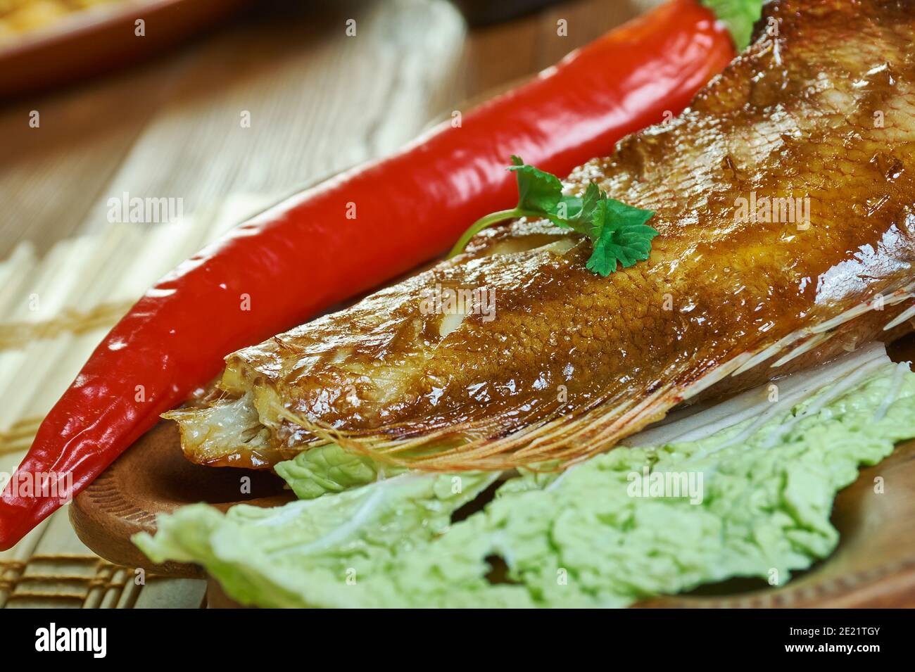 Bourgeoisie grille - Grilled red snapper, fish specialty on the ...