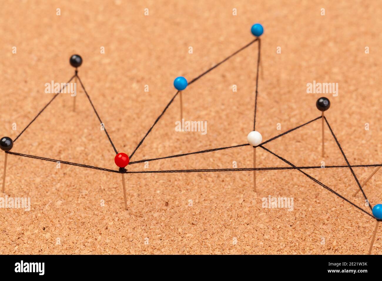Concept of creating route hi-res stock photography and images - Alamy