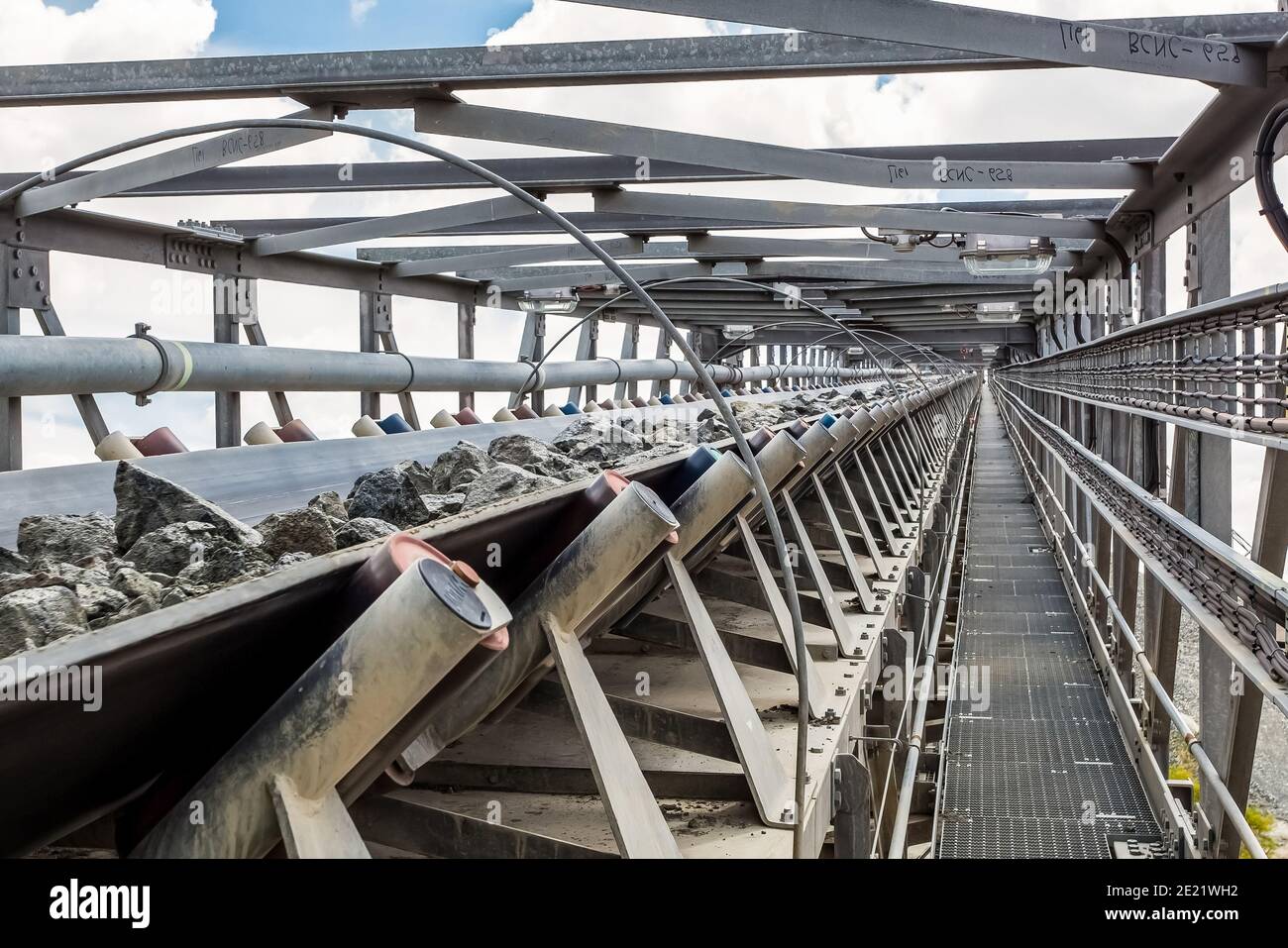 Factory of platinum mining in South Africa Stock Photo - Alamy