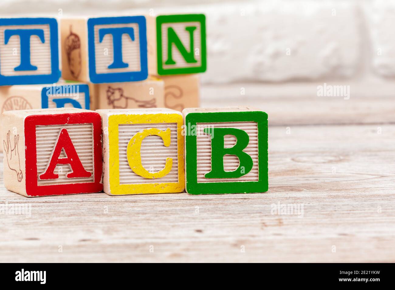 Alphabet acb hi-res stock photography and images - Alamy