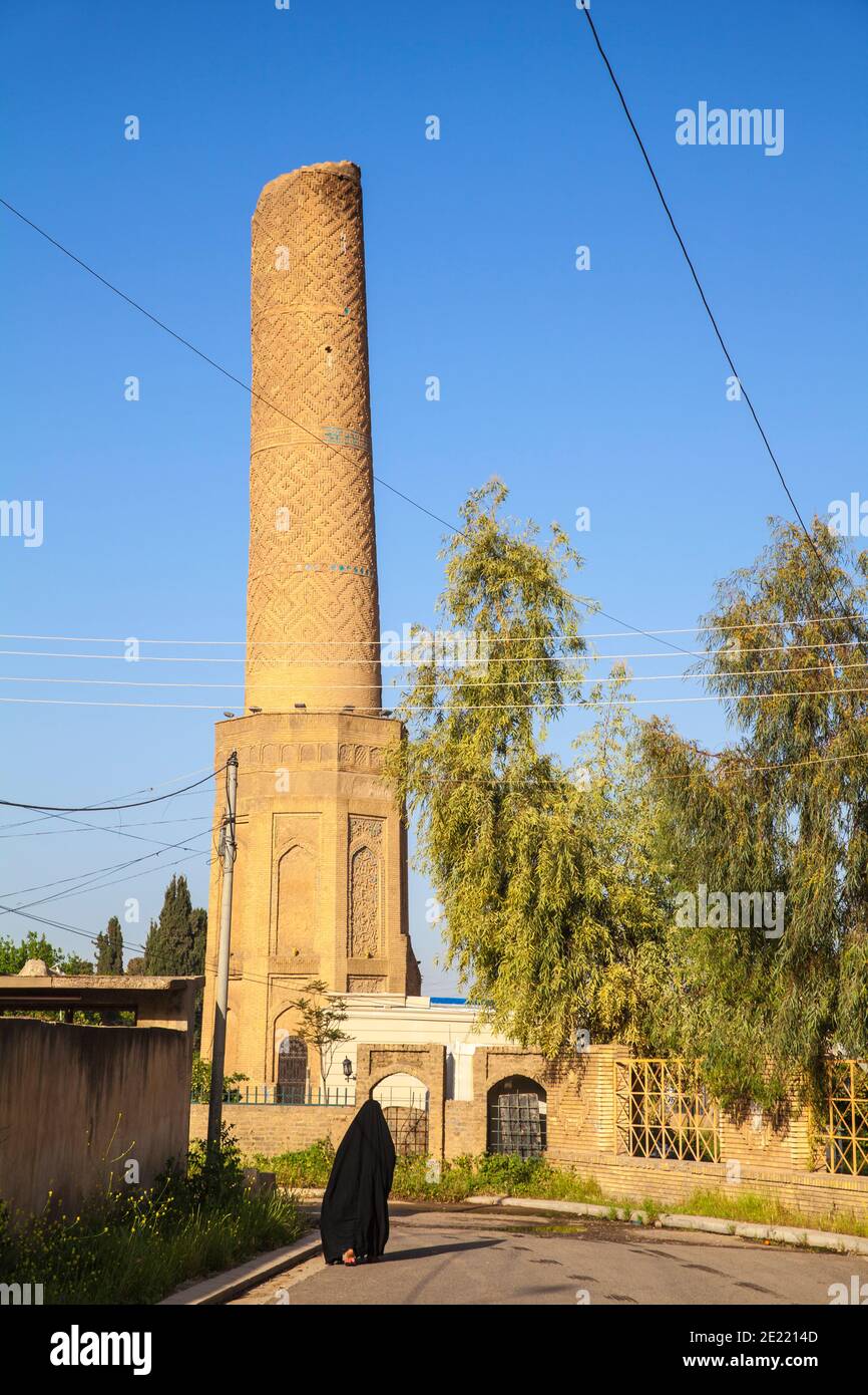 Iraq, Kurdistan, Erbil, Minare Park, Choli Minaret also known as ...
