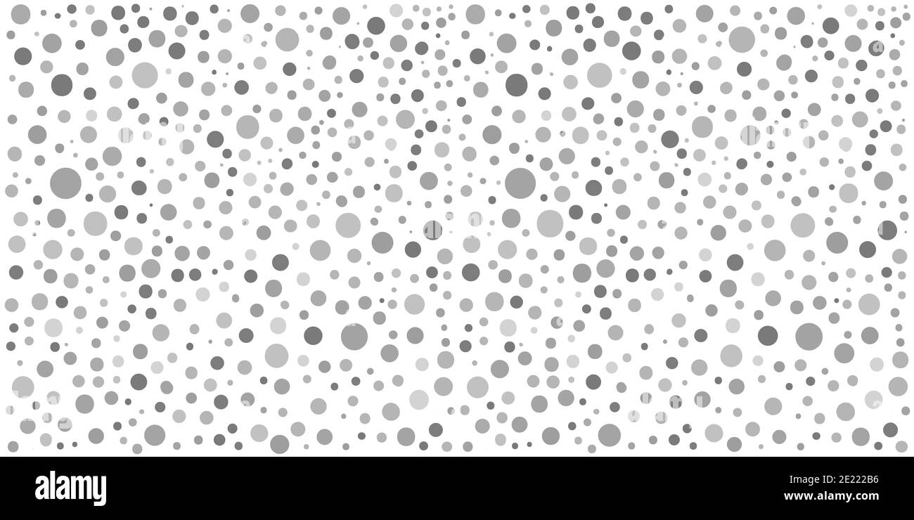 Black and white Hand drawn abstract background Polka dot pattern ...