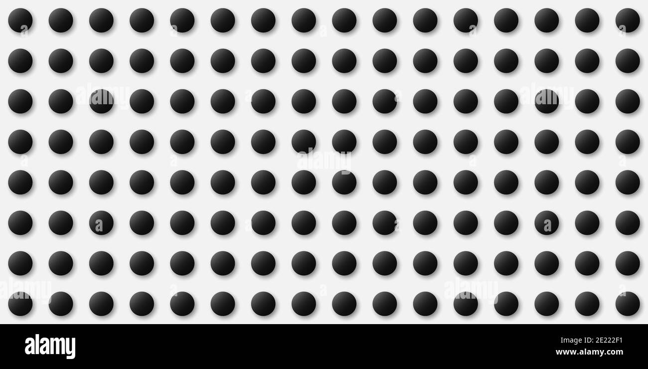 Black and white Hand drawn abstract background Polka dot pattern ...