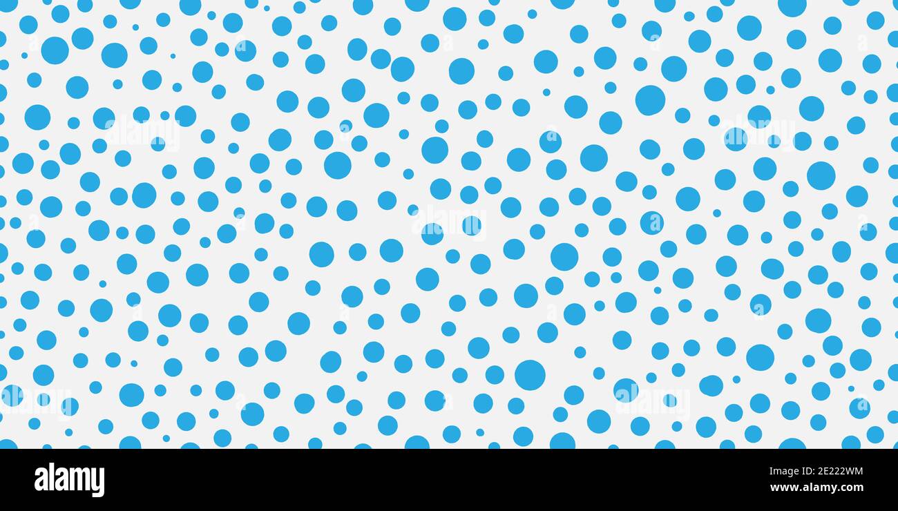 Colorful Hand drawn abstract blue background Polka dot pattern Dotwork ...