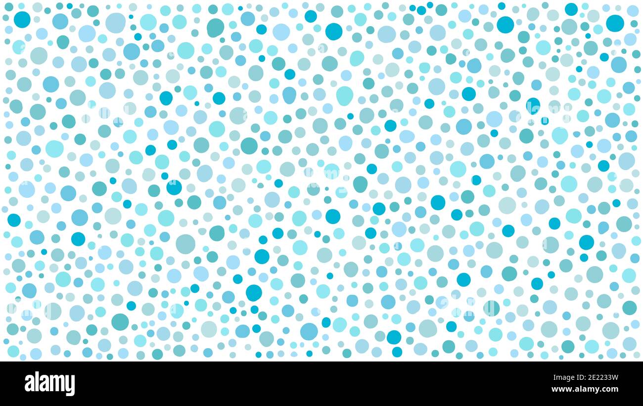Colorful Hand drawn abstract blue background Polka dot pattern Dotwork ...
