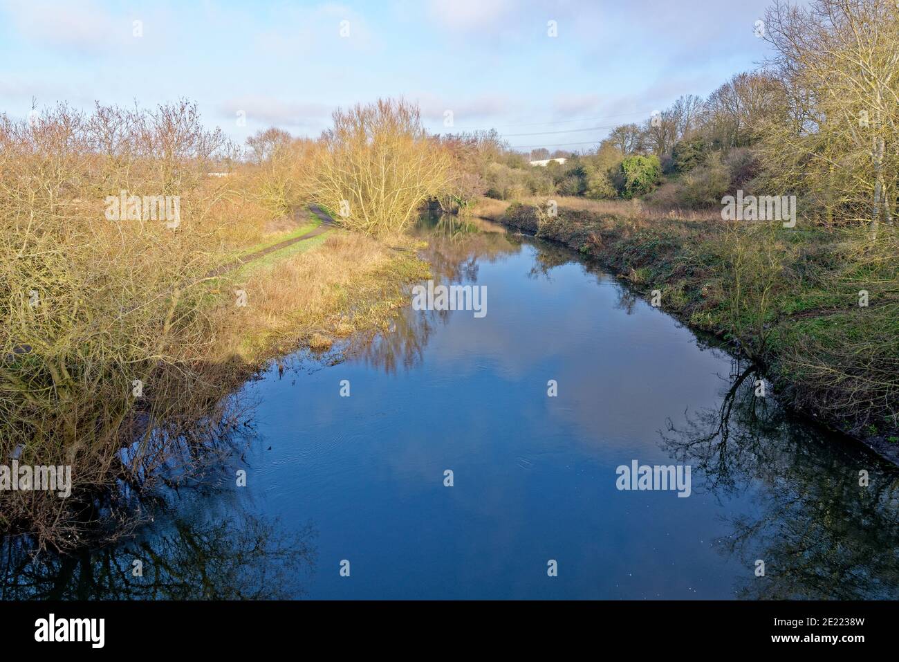 River Kennet and Avon Canal at Reading, Berkshire, United Kingdom Stock ...