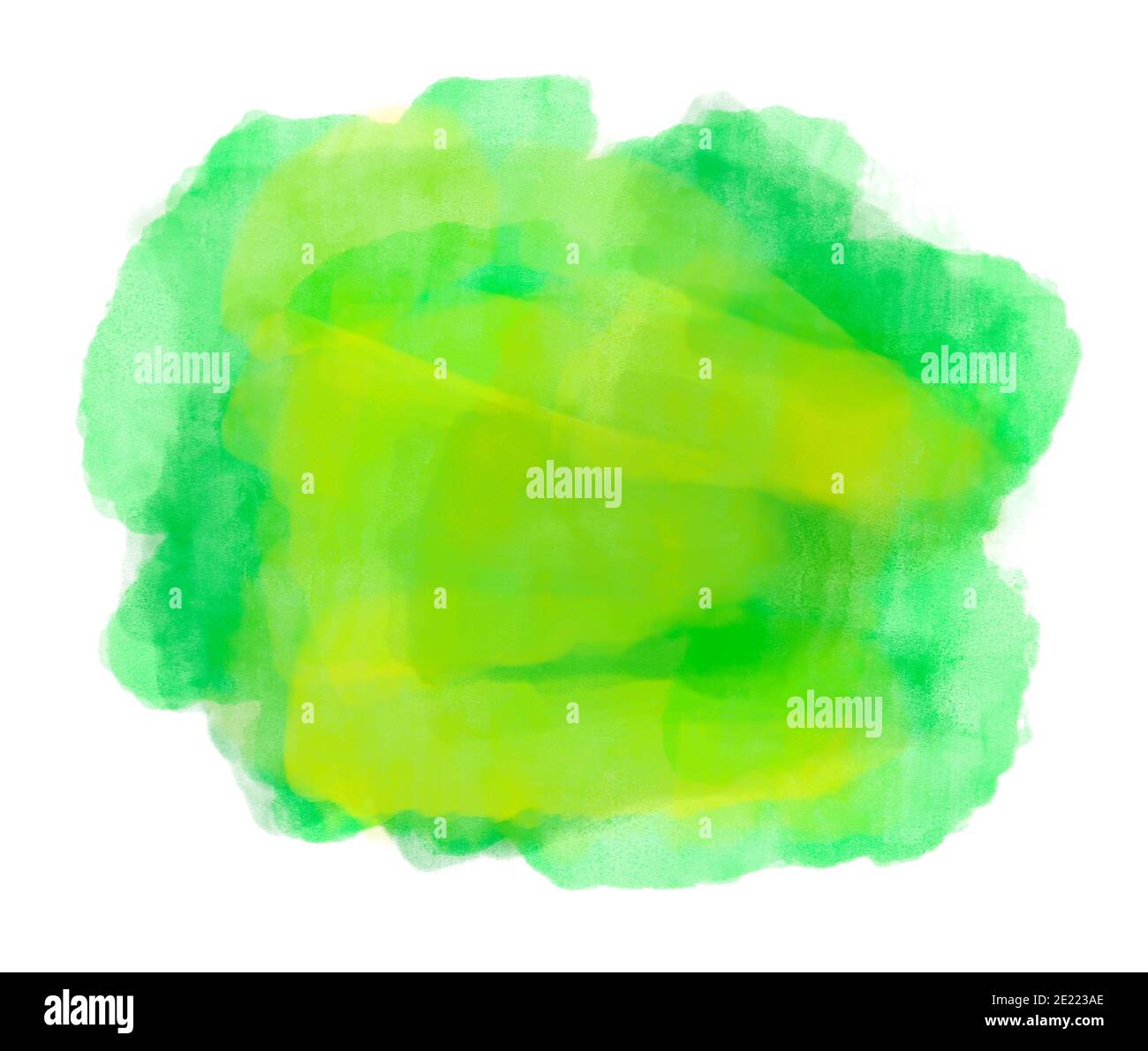 Watercolor splash of abstract pink spot isolated on white background ...