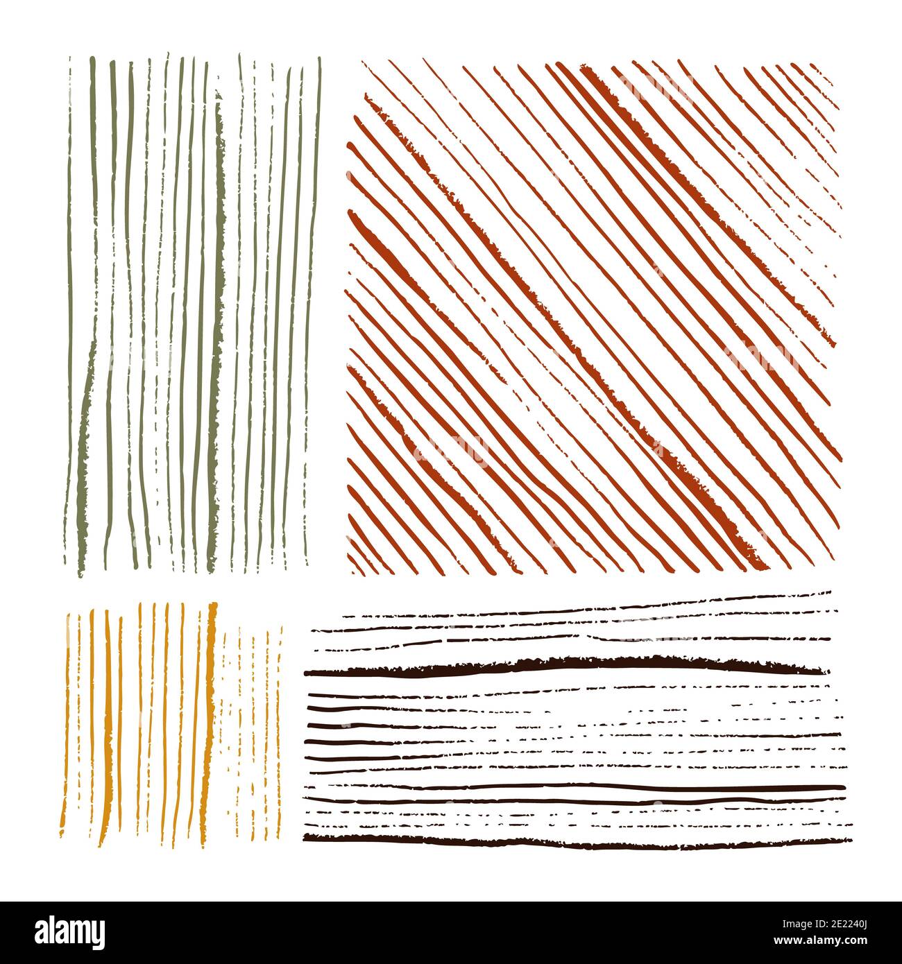 abstract handmade graphic elements isolated on white, for decoration ...