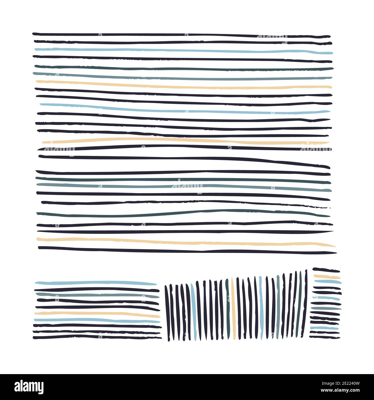 abstract handmade graphic elements isolated on white, for decoration ...