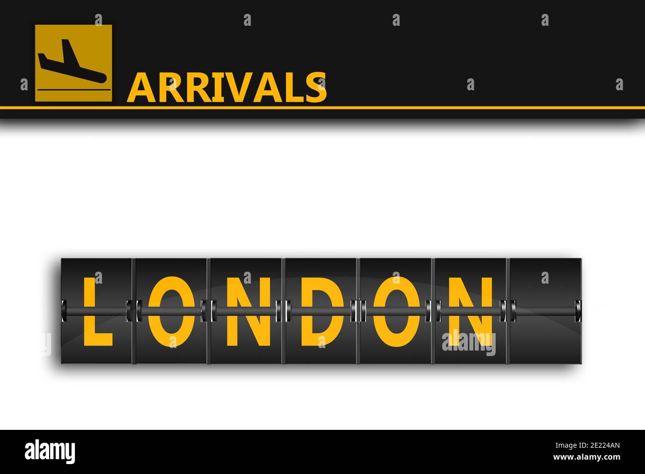 Airport arrivals welcome board hi-res stock photography and images - Alamy