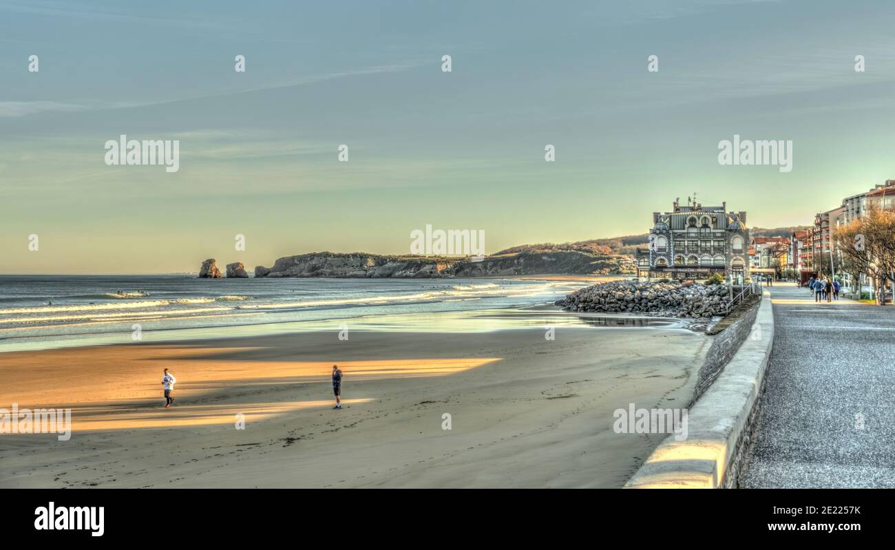 Hendaye, France, HDR Image Stock Photo - Alamy