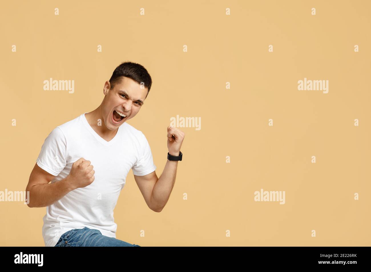 Success expression hi-res stock photography and images - Alamy