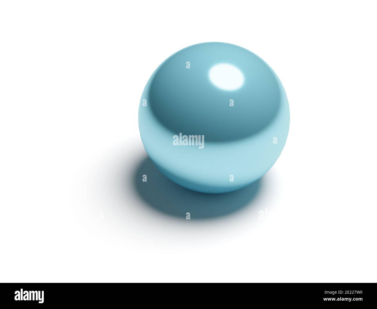 3d rendering blue ball Cut Out Stock Images & Pictures - Alamy