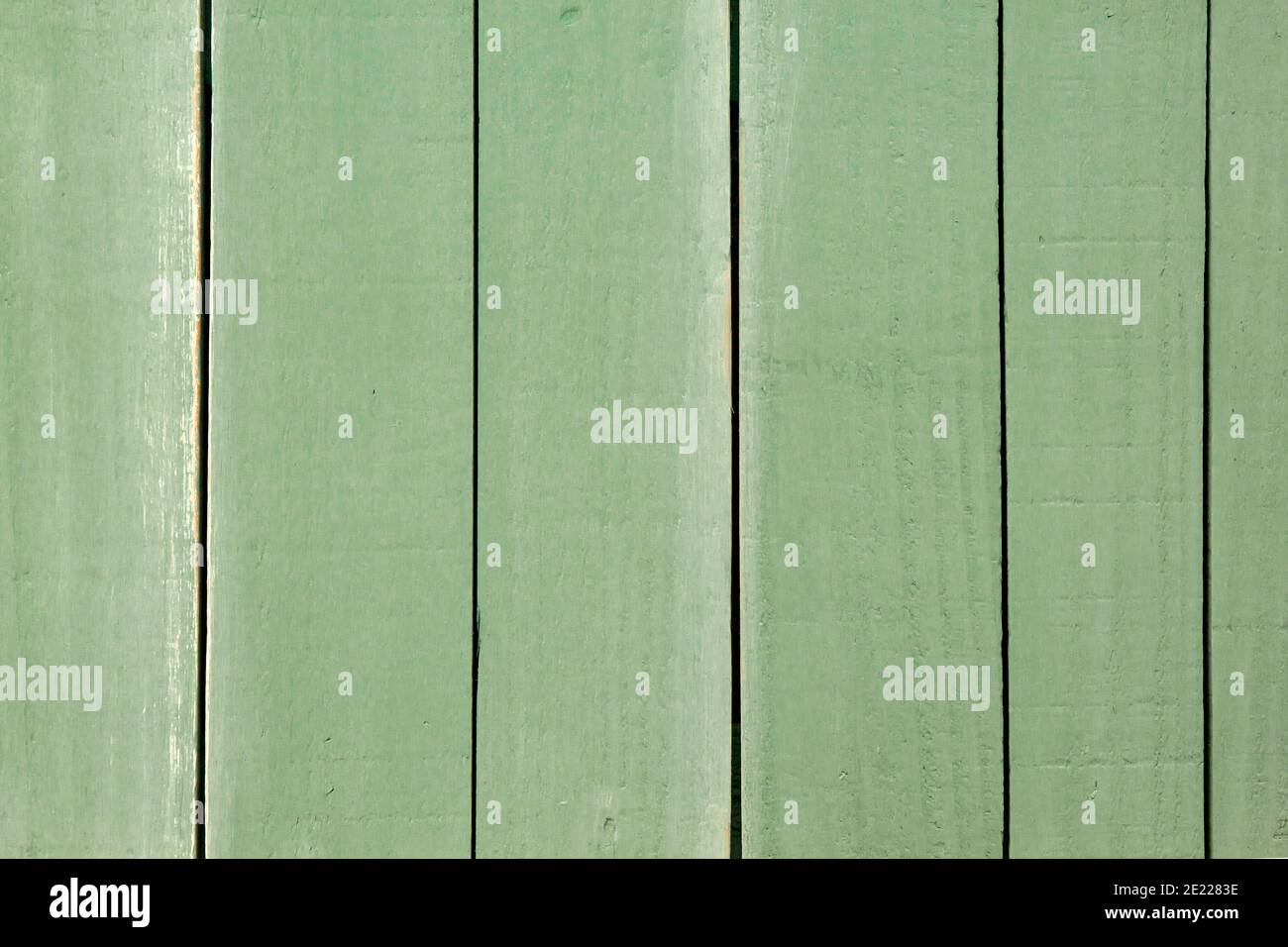 Pale green painted wooden planks wall texture or background Stock Photo ...