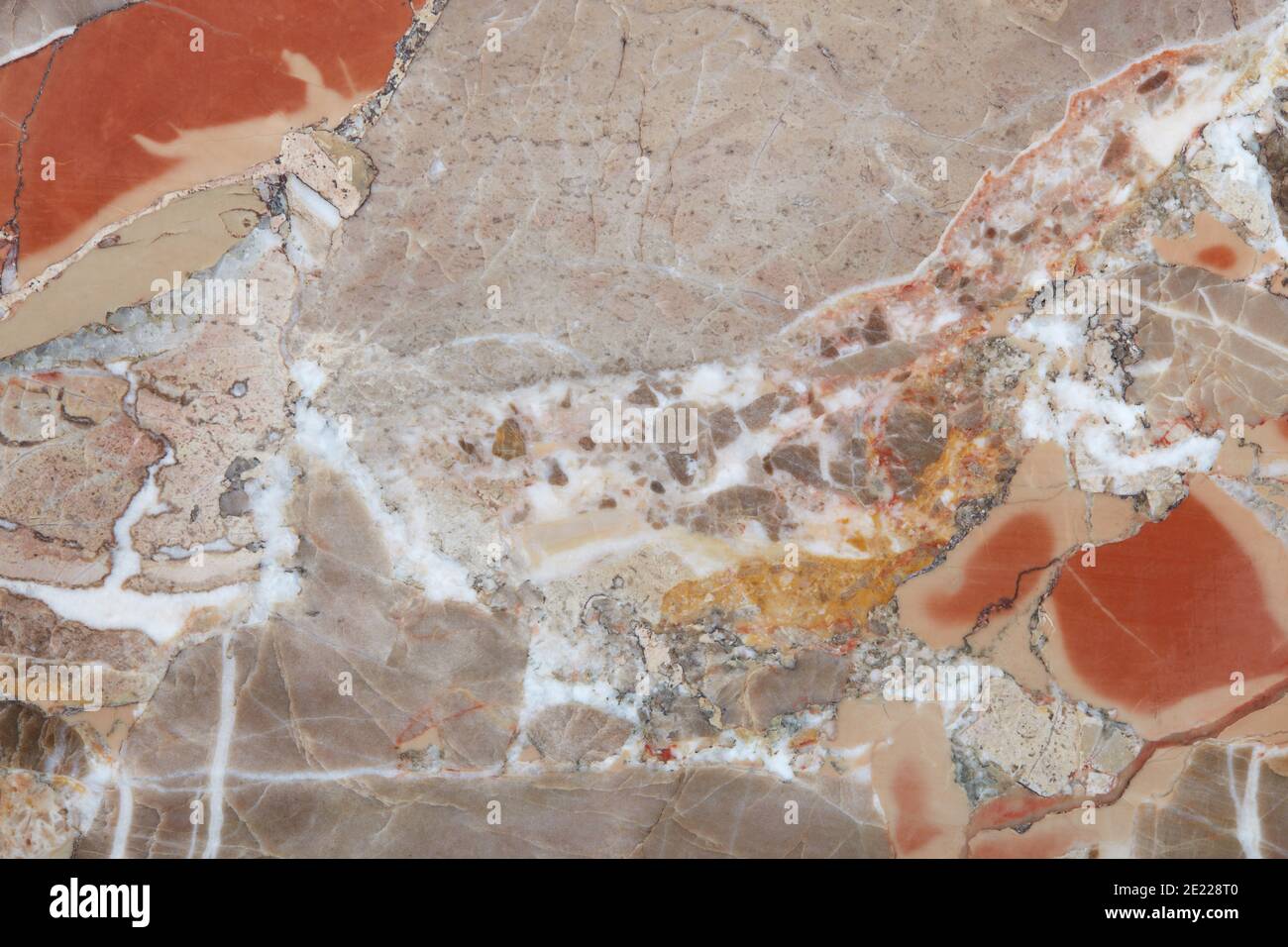 Variegated marble in gray, white and brown colors stone texture ...