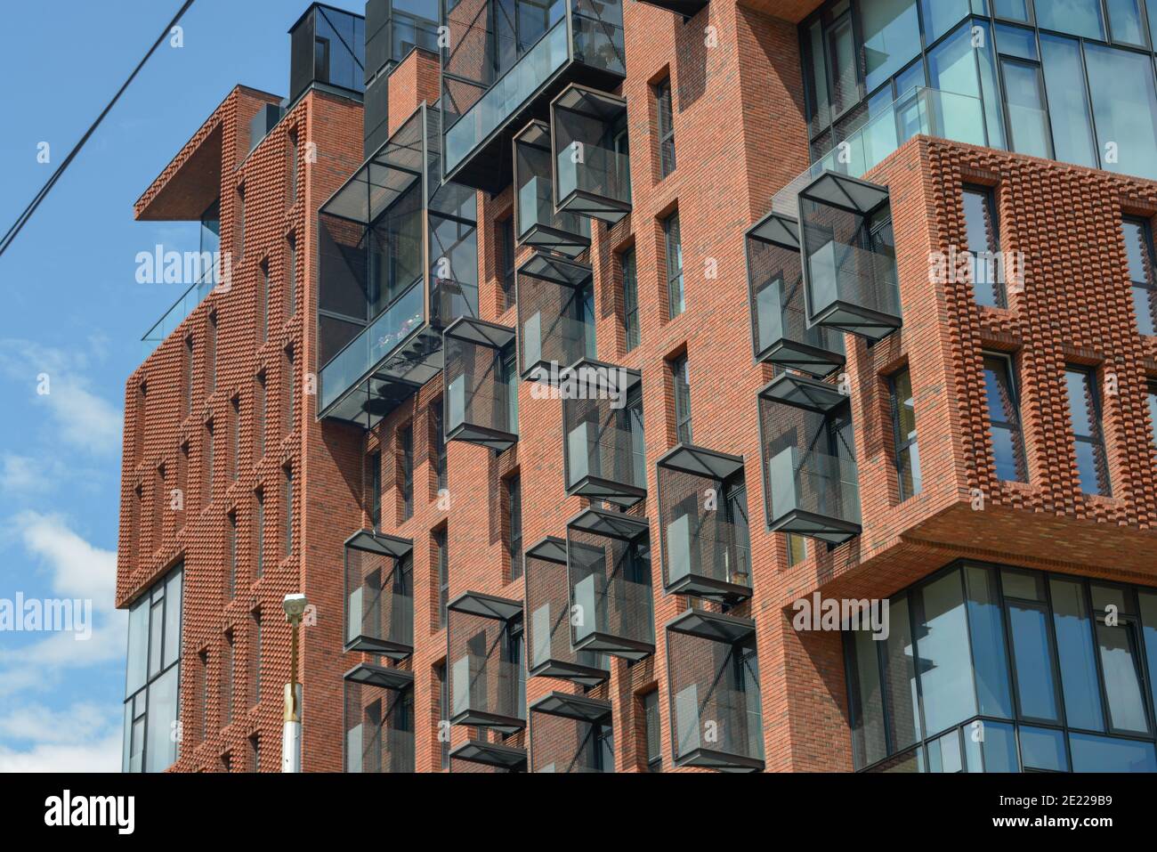 Red Apple Apartment Building, Sofia, Bulgarien Stock Photo - Alamy