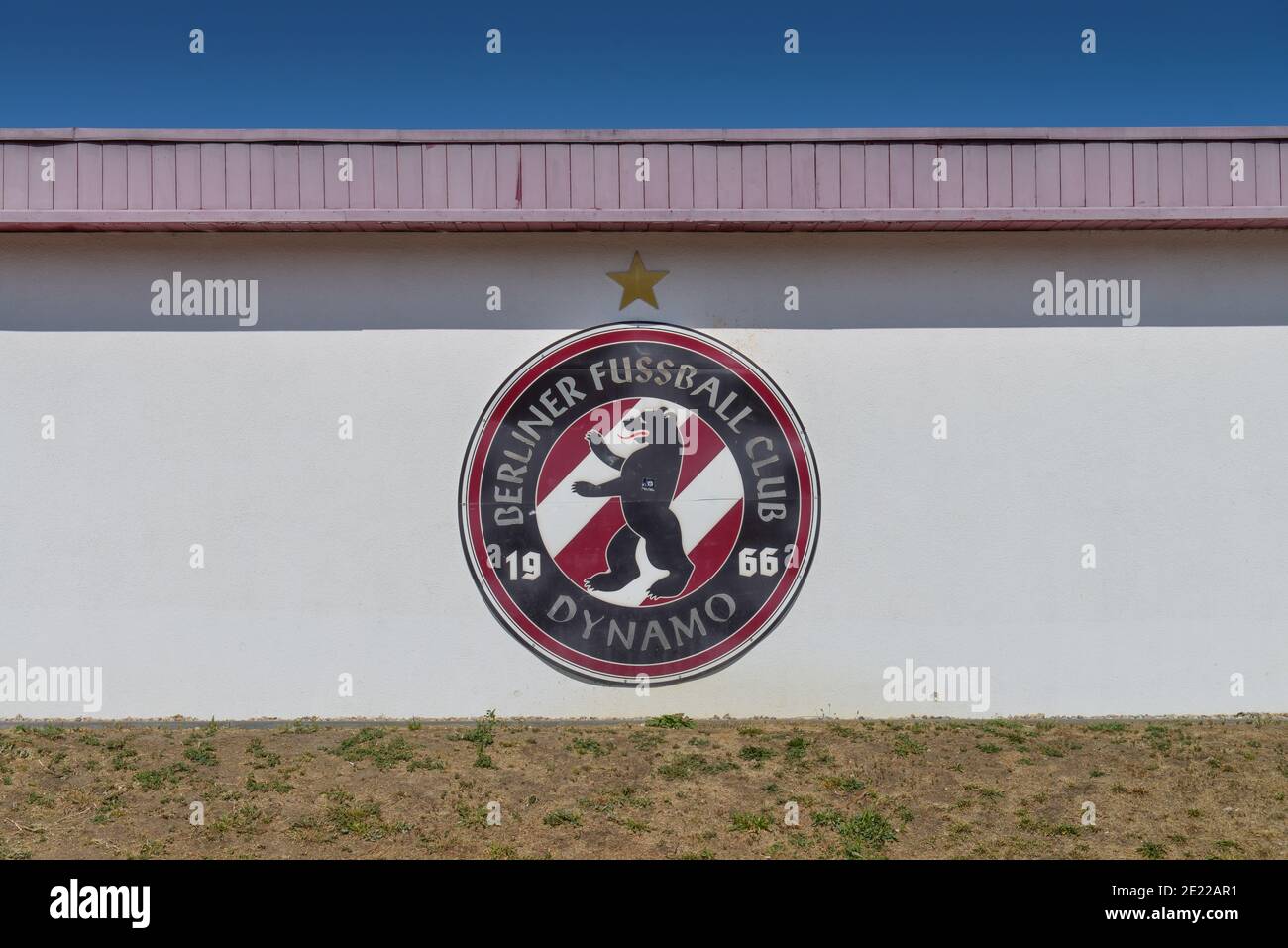 Tribuene, Fussballstadion BFC Dynamo, Sportforum Berlin, Weissenseer ...