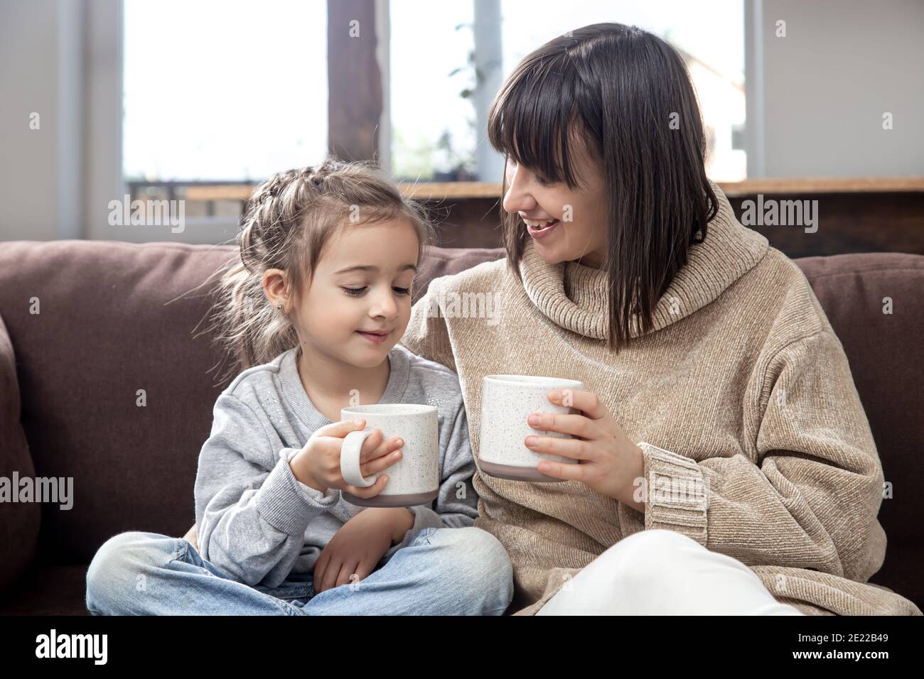 Family values and quality time. The concept of children's friendship ...