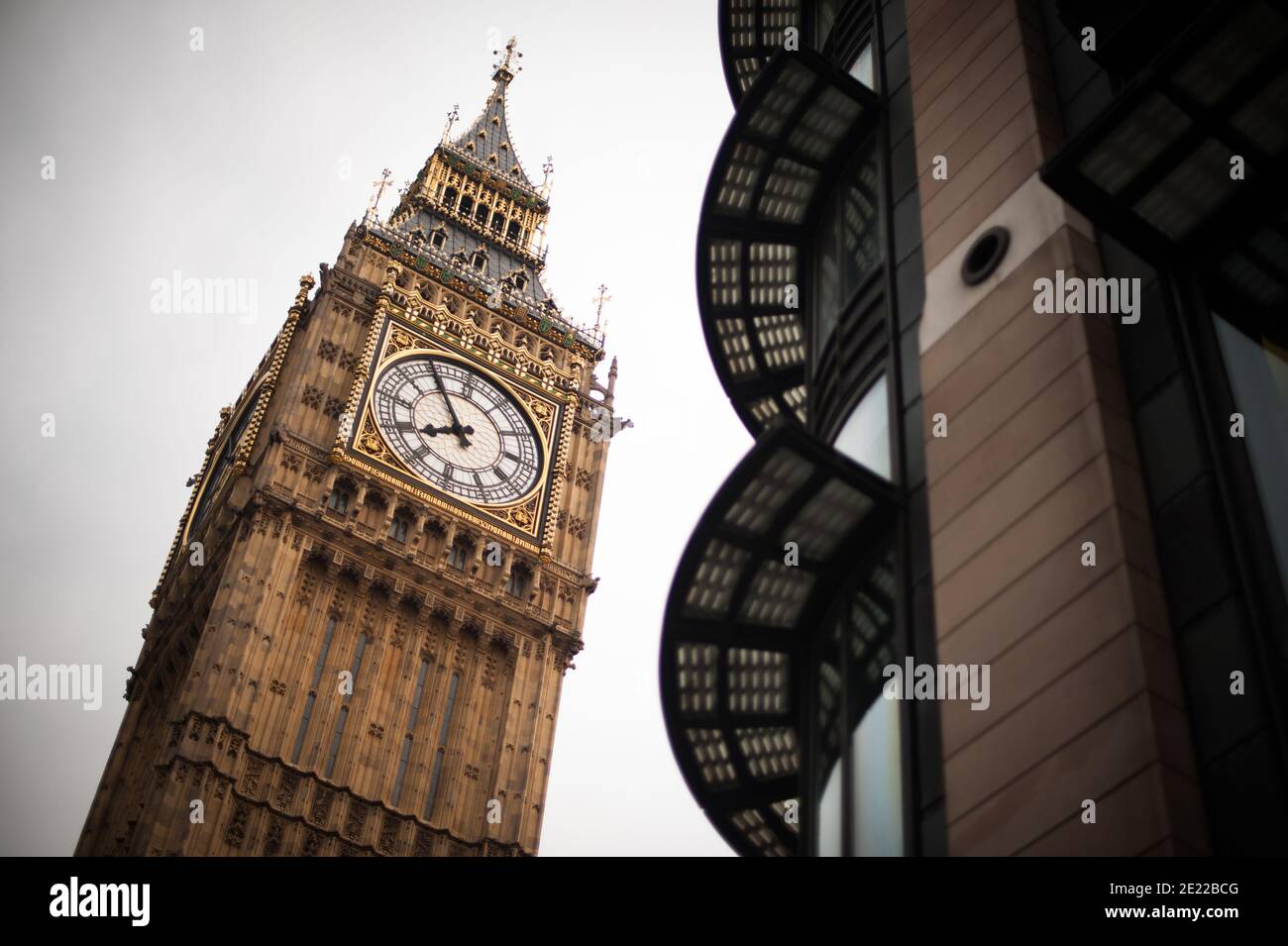 The World famous Big Ben at the Palace of Westminster, London, UK Stock ...
