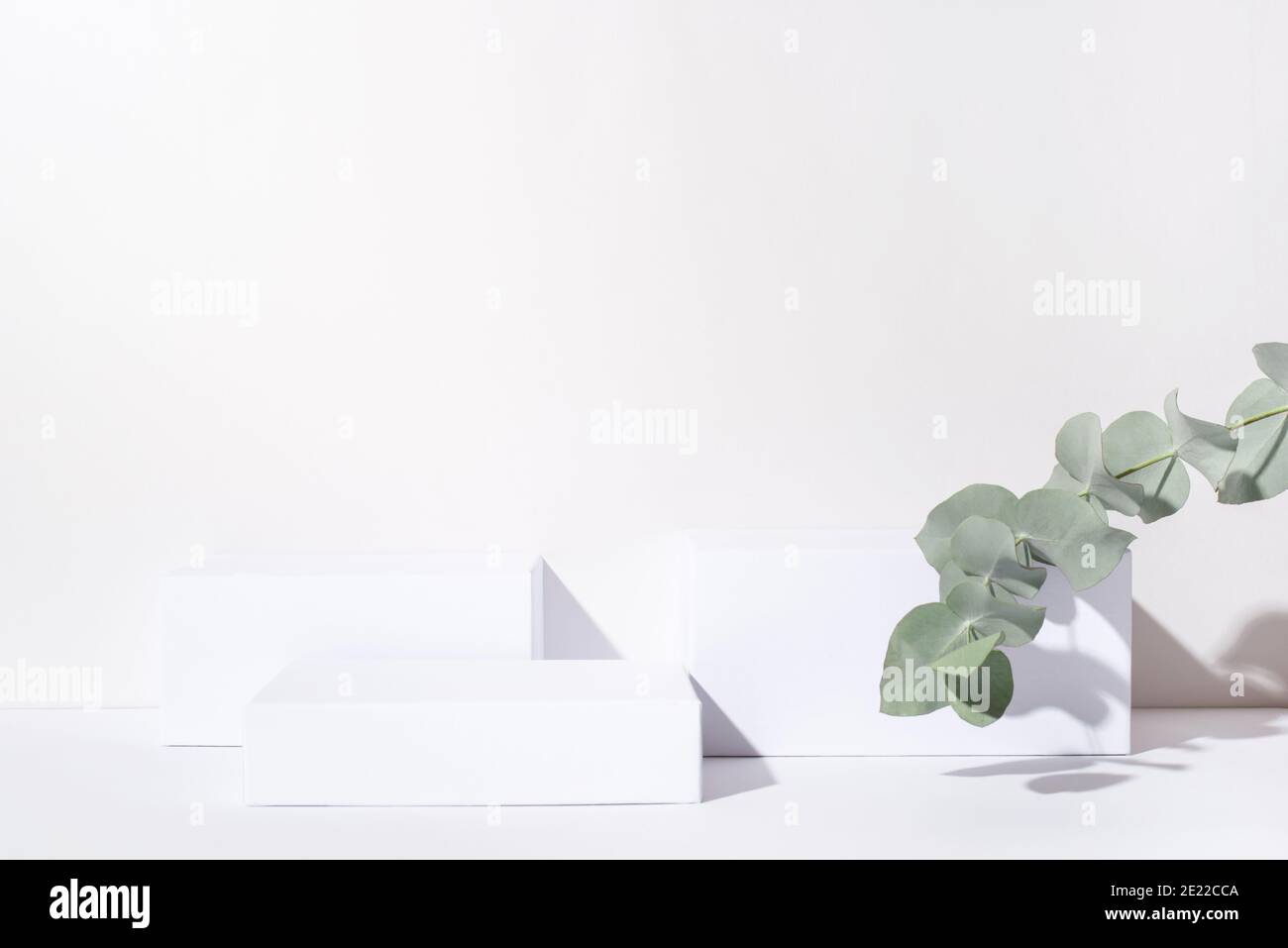White background for cosmetic products Stock Photo - Alamy