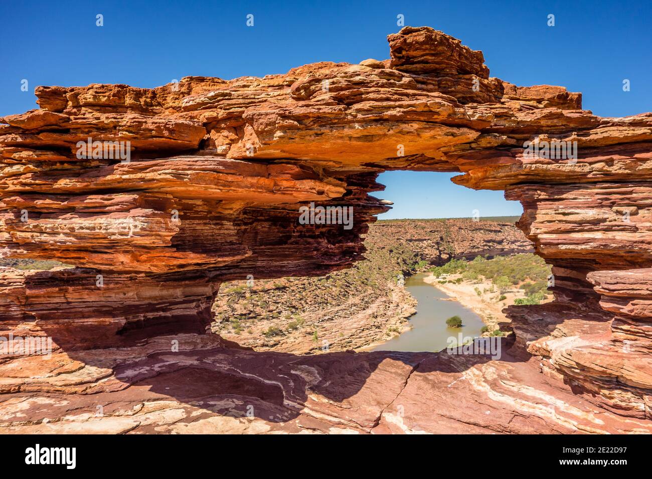 Kalbarri National Park, Western Australia, featuring Murchison River ...