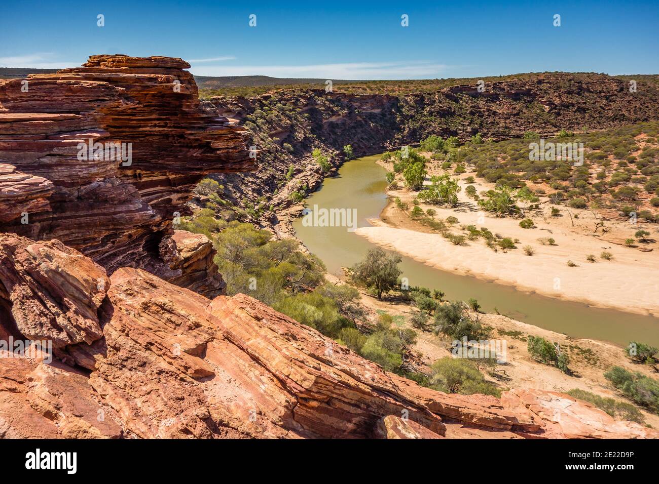Kalbarri National Park, Western Australia, featuring Murchison River ...