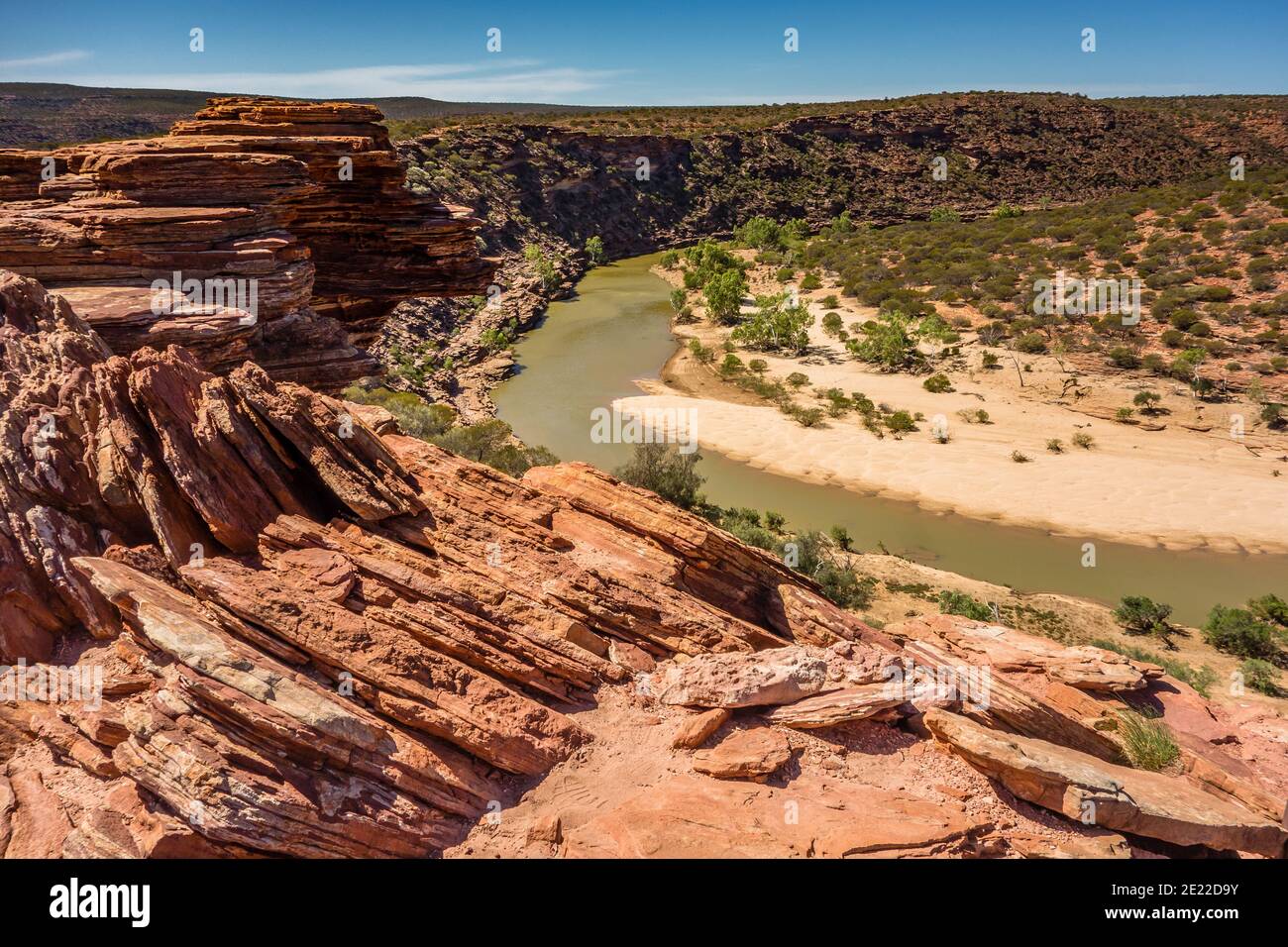 Kalbarri National Park, Western Australia, featuring Murchison River ...