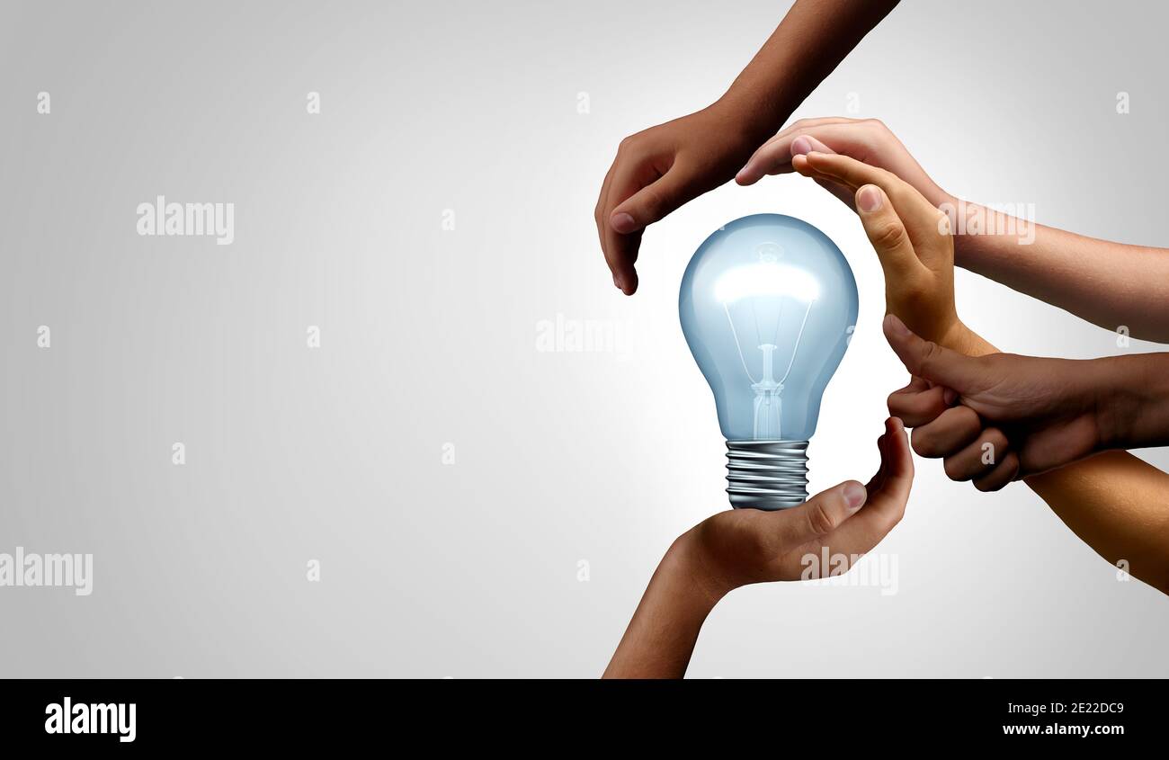 Group creative and team creativity diverse partnership as business ...