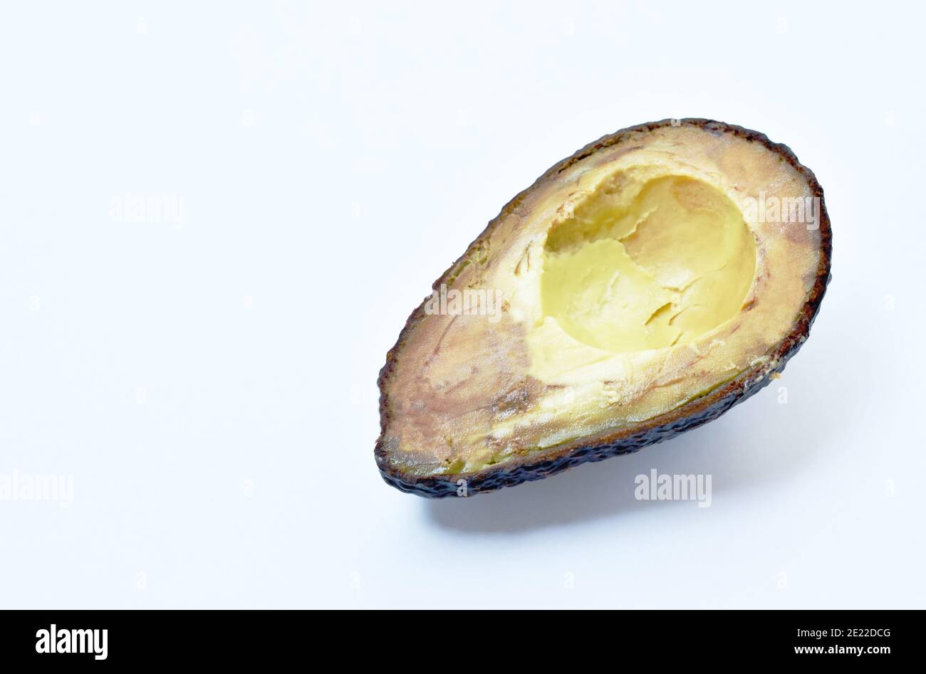fresh ripe avocado half cutting arranging on white background Stock ...
