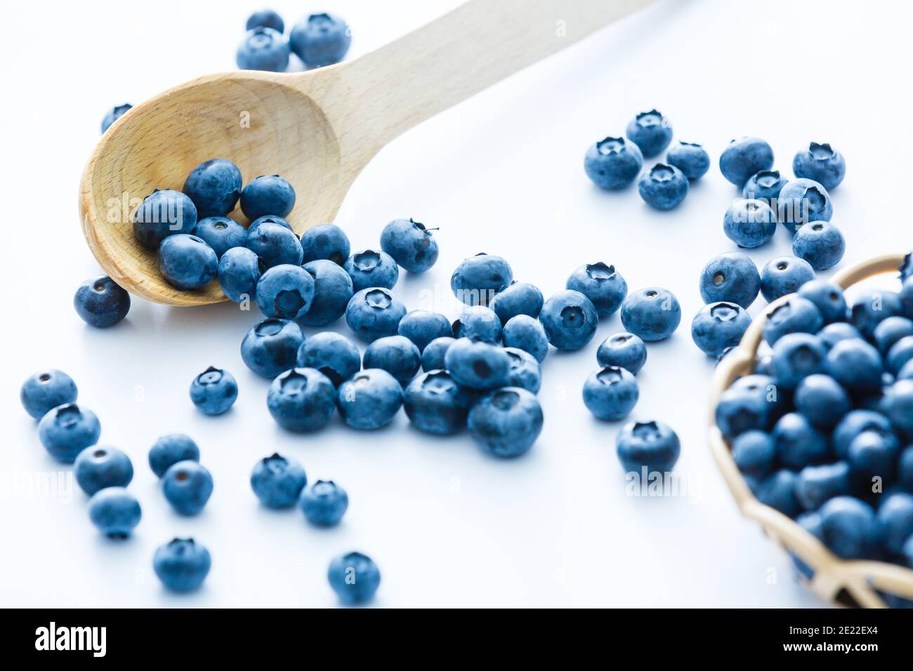 Tasty blueberries isolated on white background. Blueberries are ...