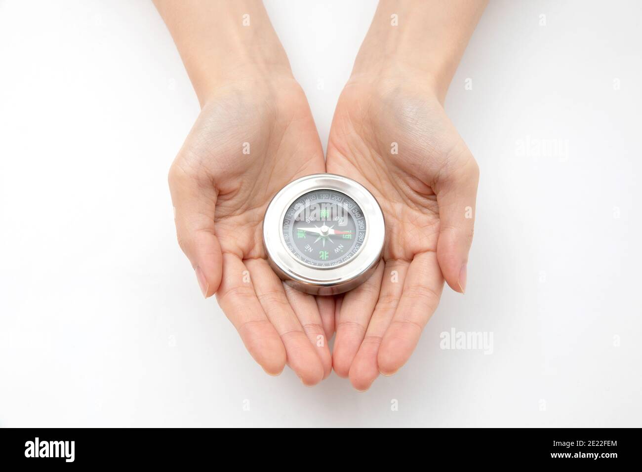 Hand palms silver hi-res stock photography and images - Alamy