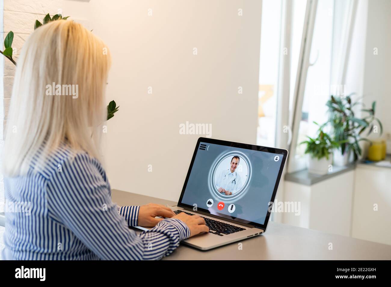 woman use Laptop. Student Researching Process Work. Young Business ...