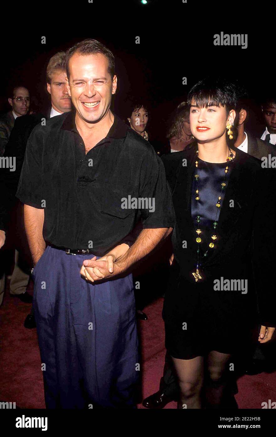 Bruce Willis And Demi Moore at "In Country" Los Angeles Premiere ...