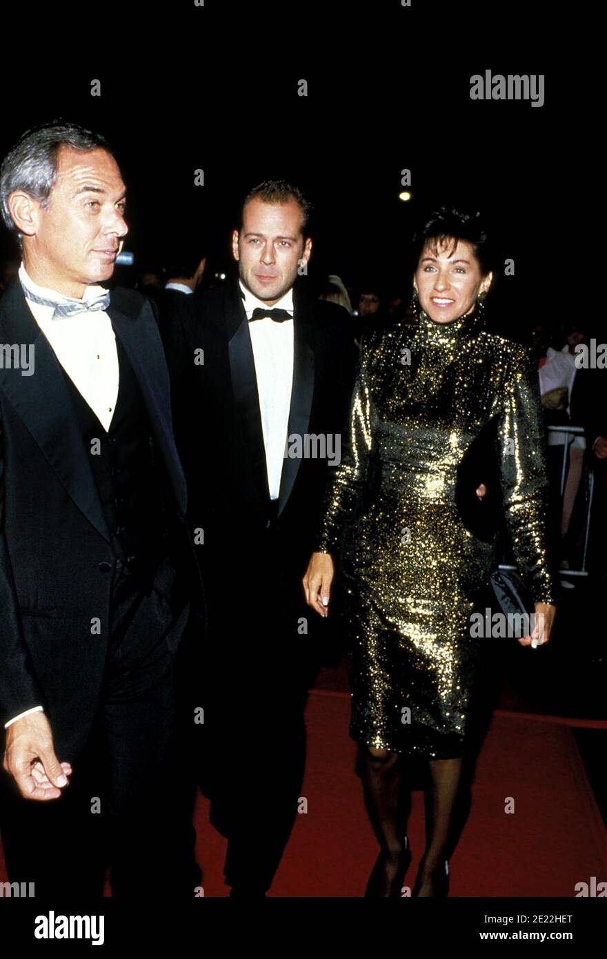 Sherri Rivera and Bruce Willis during 2nd Commitment to Life AIDS ...