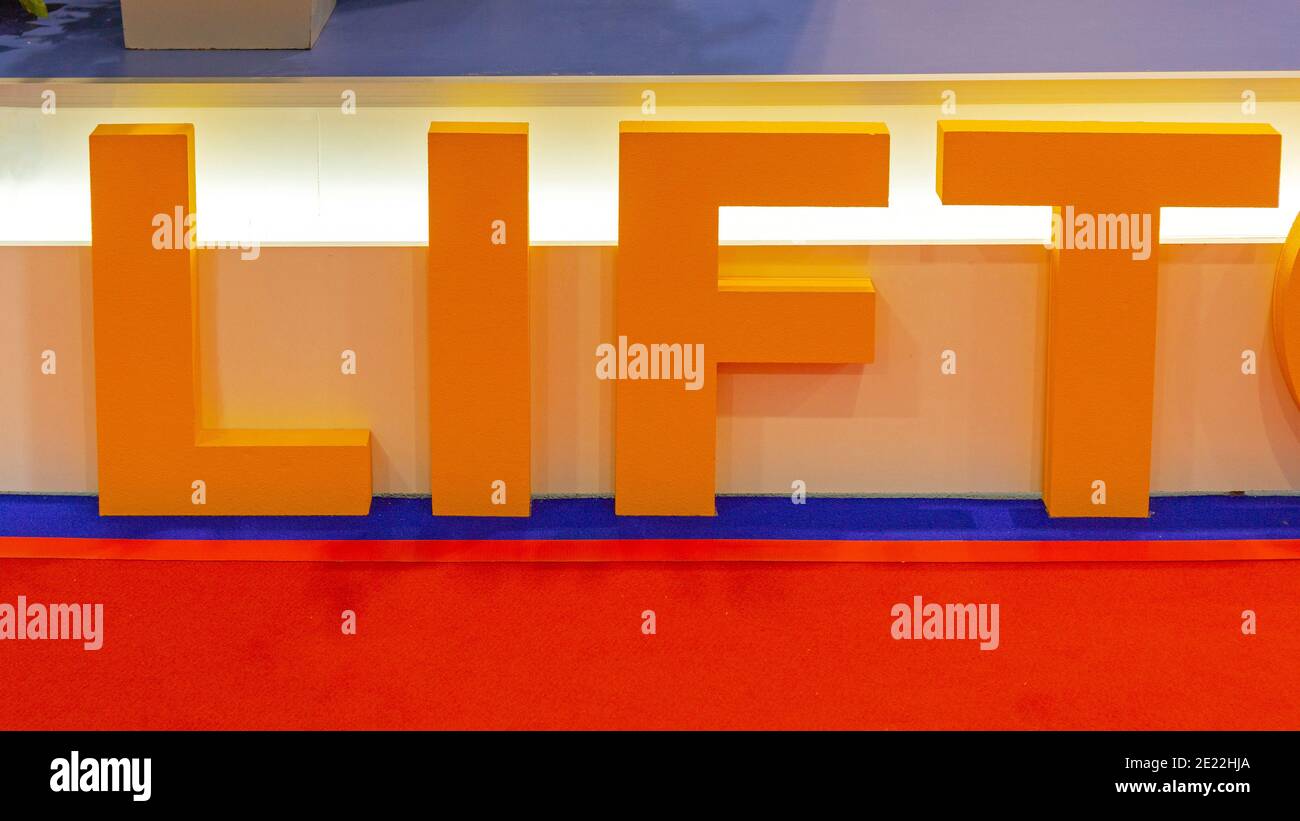 Large Yellow Letters High Resolution Stock Photography and Images - Alamy