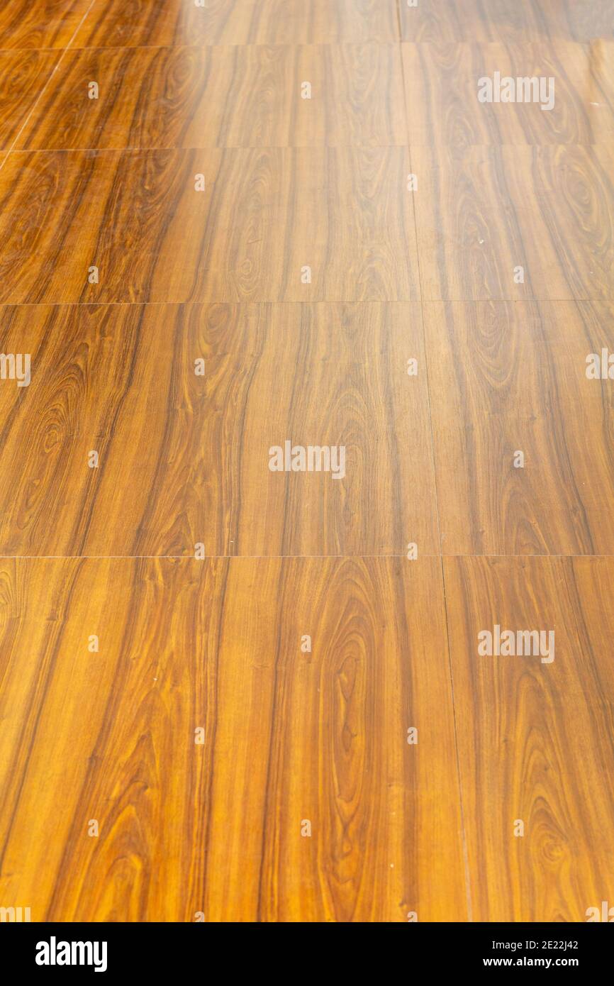Wooden Parquet Floor Perspective in Home Stock Photo - Alamy