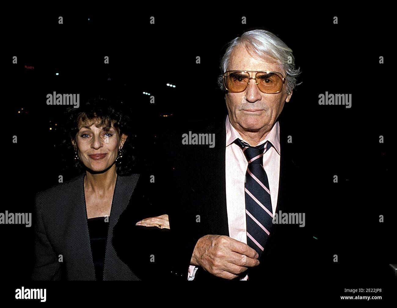 Gregory Peck And Wife Credit: Ralph Dominguez/MediaPunch Stock Photo ...