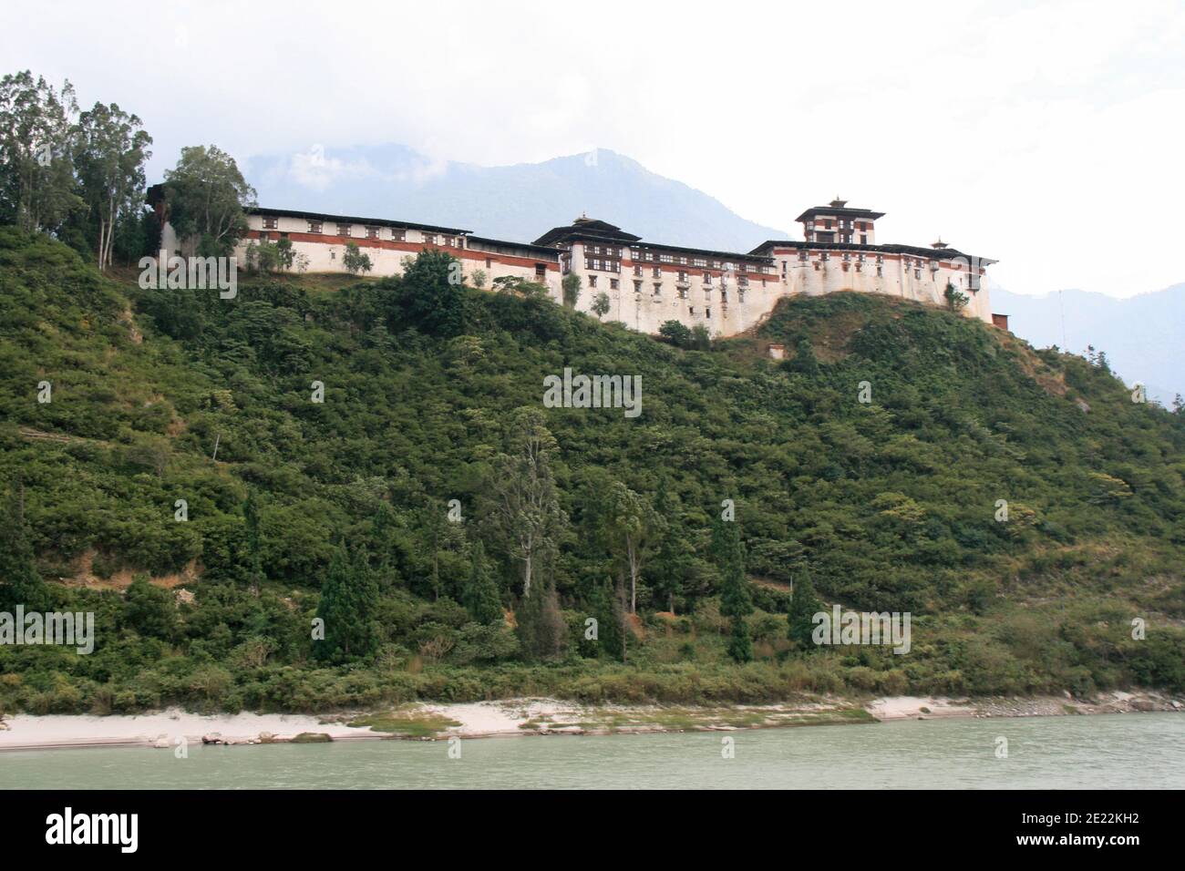 fortress (dzong) in wangdue phodrang (bhutan Stock Photo - Alamy