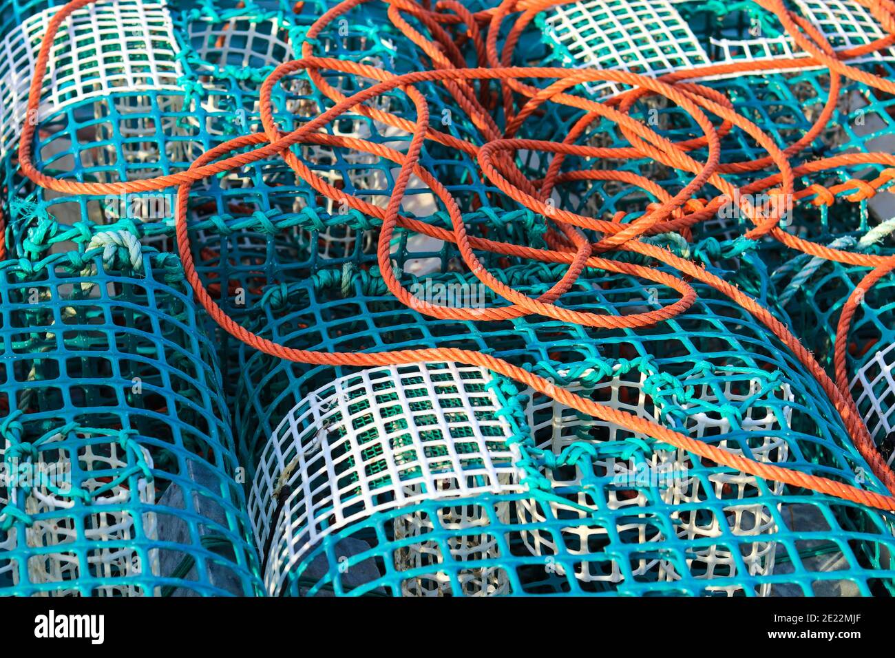 traditional traps for capture fisheries and seafood Stock Photo - Alamy