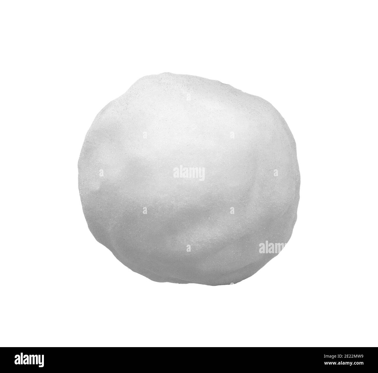 Snowball isolated on white background Stock Photo - Alamy