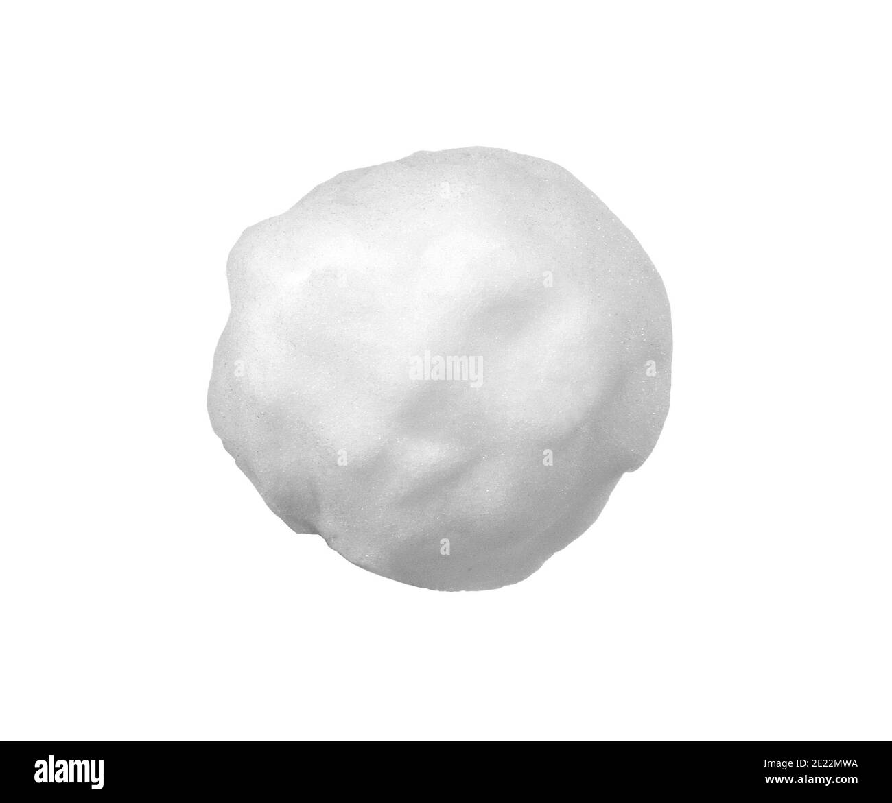 Snowball isolated on white background Stock Photo - Alamy