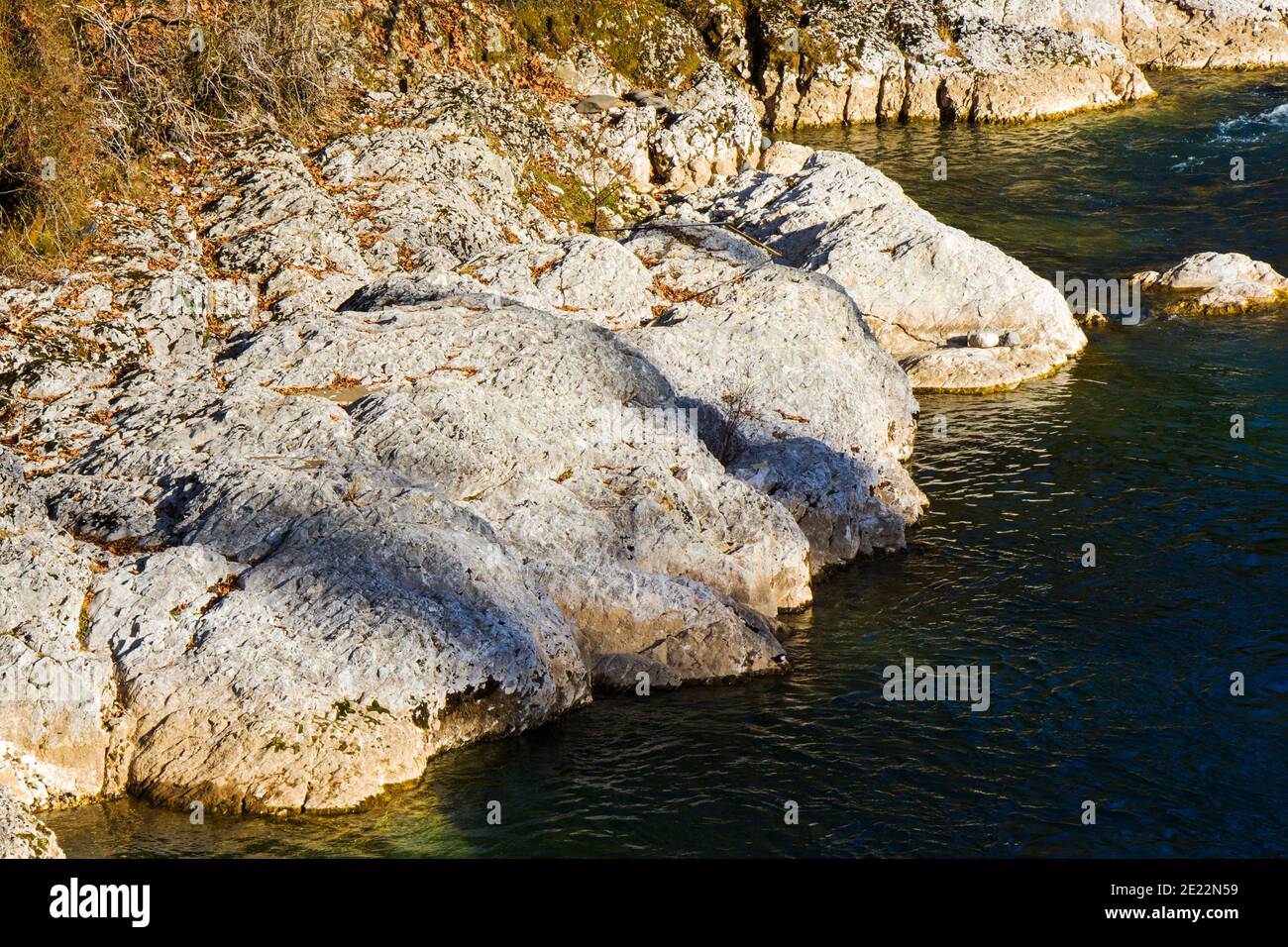 River landscape and view, daylight and outdoor, nature background in ...