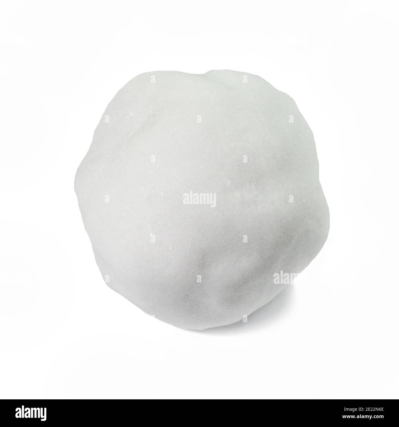 Snowball isolated on white background Stock Photo - Alamy