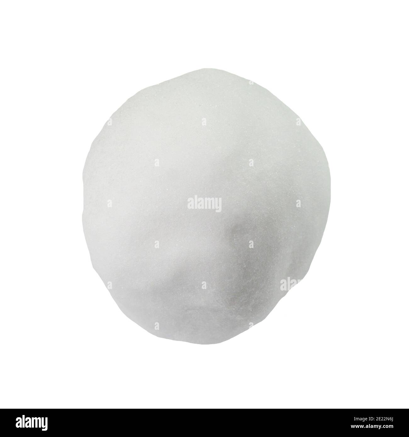 Snowball isolated on white background Stock Photo - Alamy