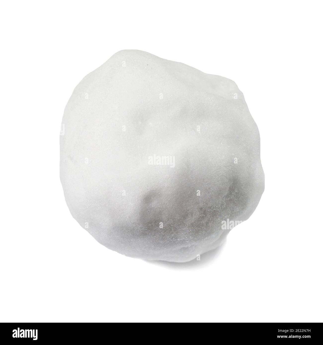 Snowball isolated on white background Stock Photo - Alamy